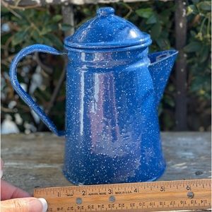 Coleman | Kitchen | Coleman Percolator Vintage Blue Ceramic | Poshmark